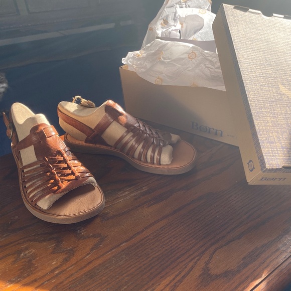 Born | Shoes | Born 65 Santiam British Tan Gladiator Sandal | Poshmark